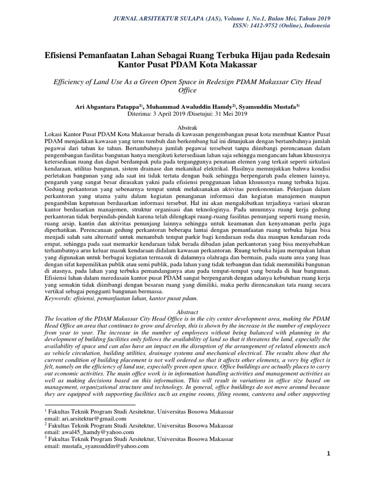 REDESAIN KANTOR PDAM | PDF