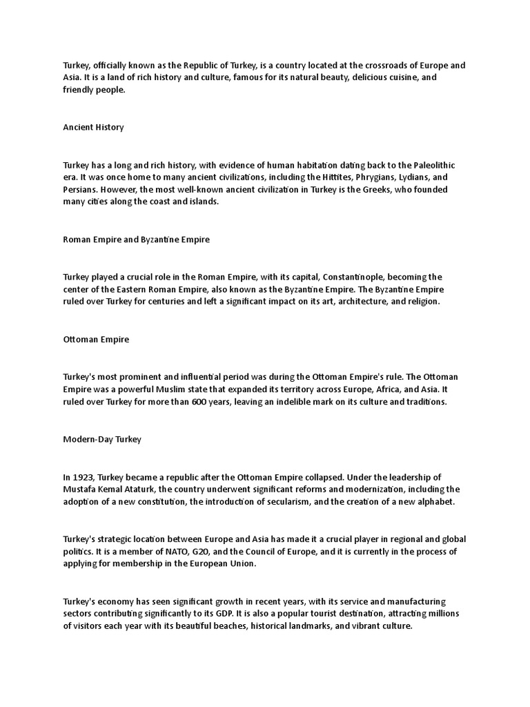 Turkey History | PDF | Turkey | Ottoman Empire