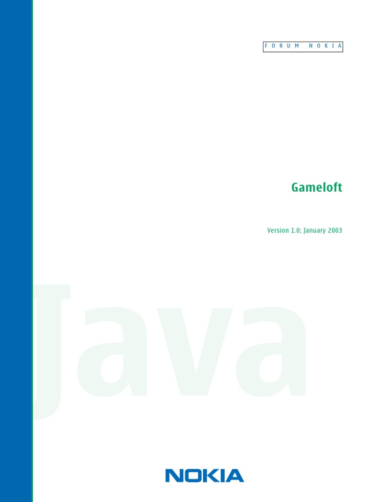 Nokia GameLoft v1 0 | PDF | Nokia | Telephone