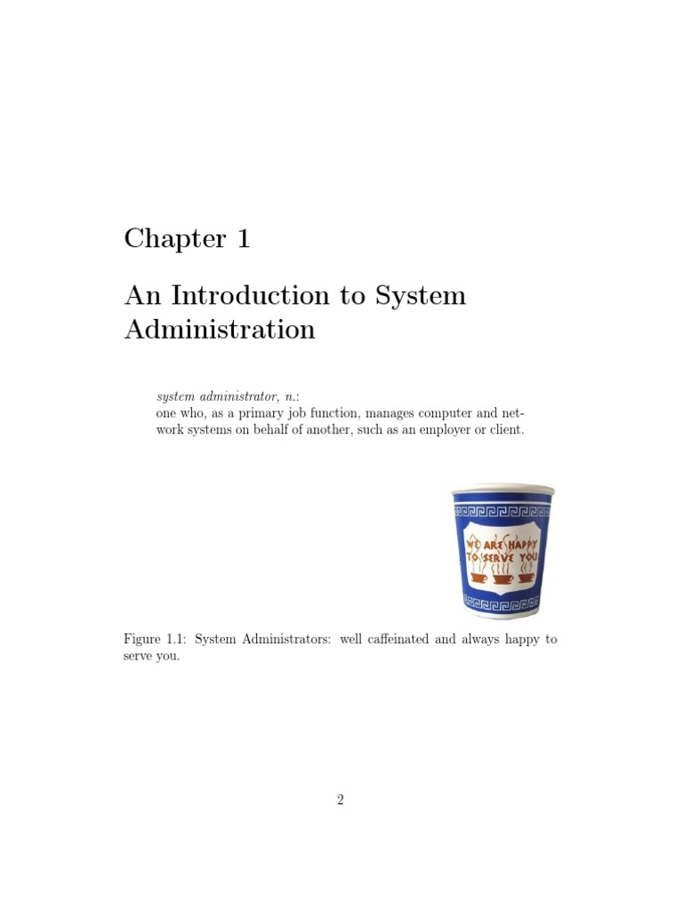 01-Introduction To System Administration | PDF | System Administrator | Cloud Computing