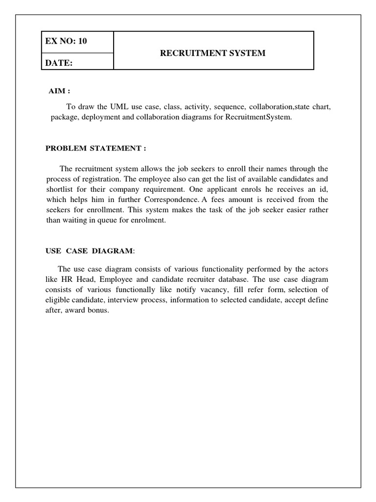 OOAD Record | PDF | Use Case | Unified Modeling Language