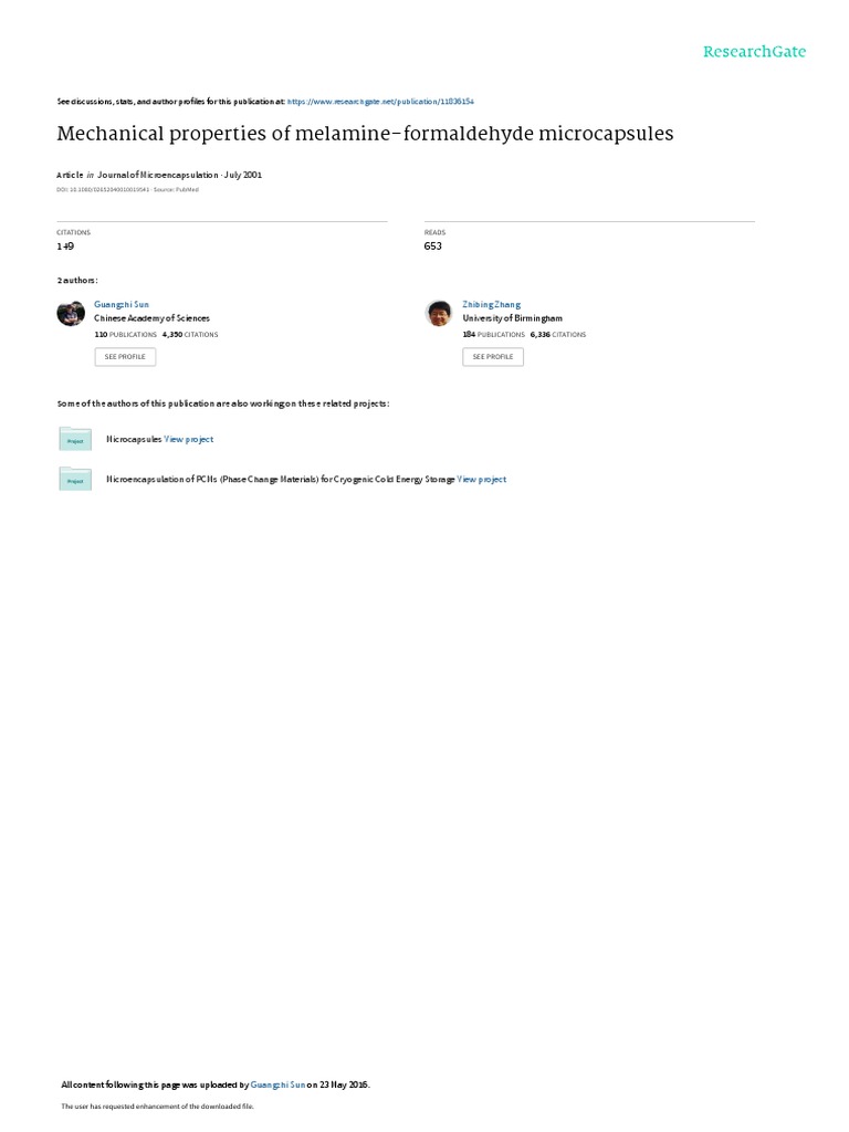 J MicromanipulationPaper | PDF | Viscoelasticity | Yield (Engineering)