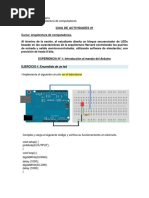 Taller Práctico 1 Tinkercad Con Arduino | PDF | Diodo emisor de luz | Arduino