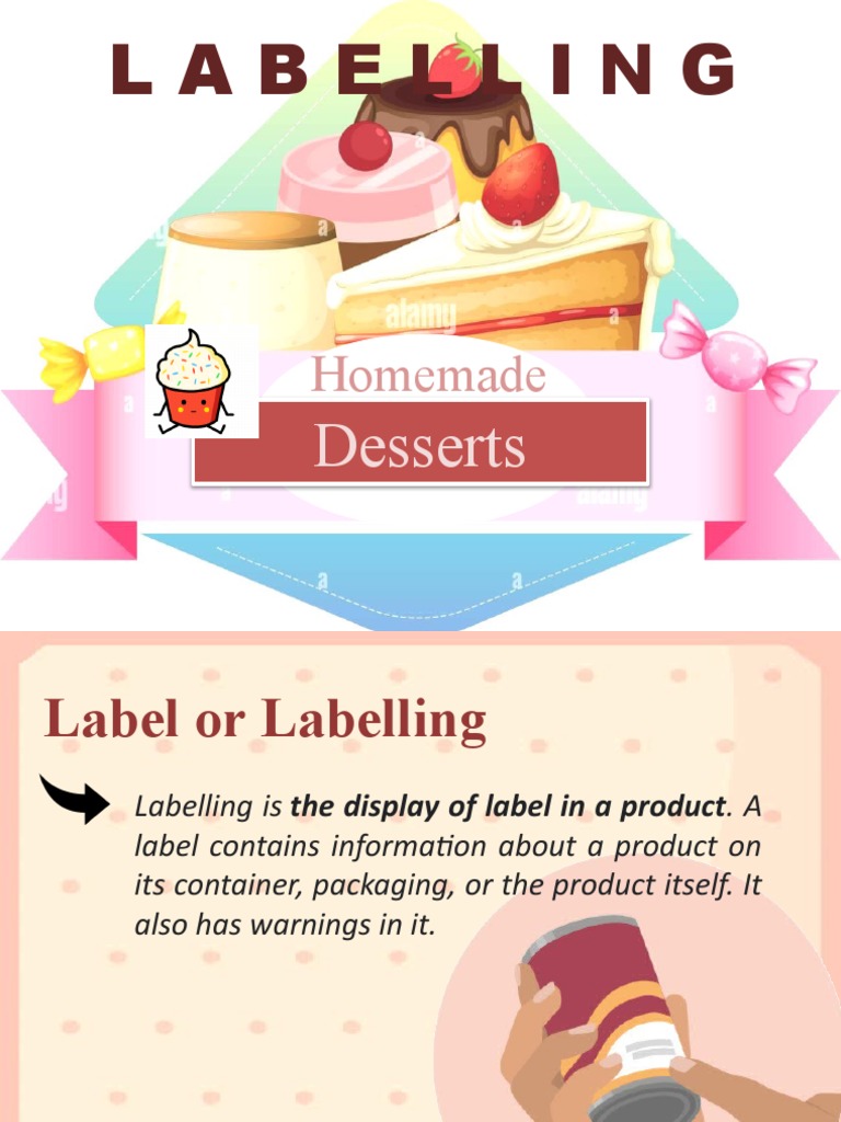 Essential Guide to Dessert Labeling | PDF | Cooking, Food & Wine ...