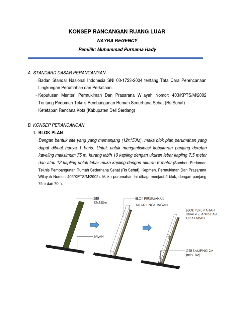 03. ARS - KONSEP PERANCANGAN RUANG LUAR | PDF