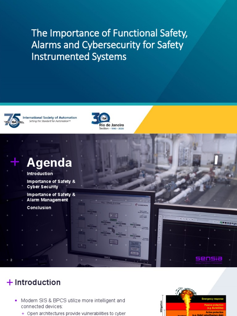 The Importance of Functional Safety Alarms and Cybersecurity For Safety Instrumented Systems ...