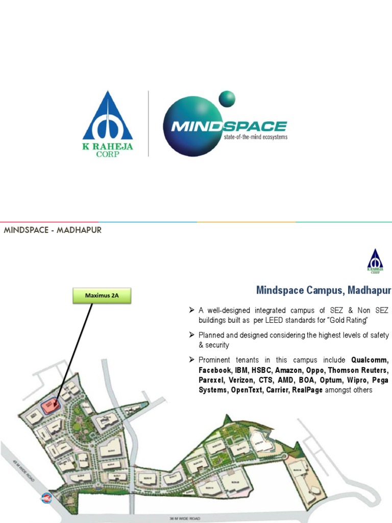 Mindspace - Maximus 2A Madhapur - 7 Floor | PDF | Economies | Service ...