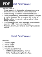 The Bug2 Algorithm | PDF | Infrared | Sonar