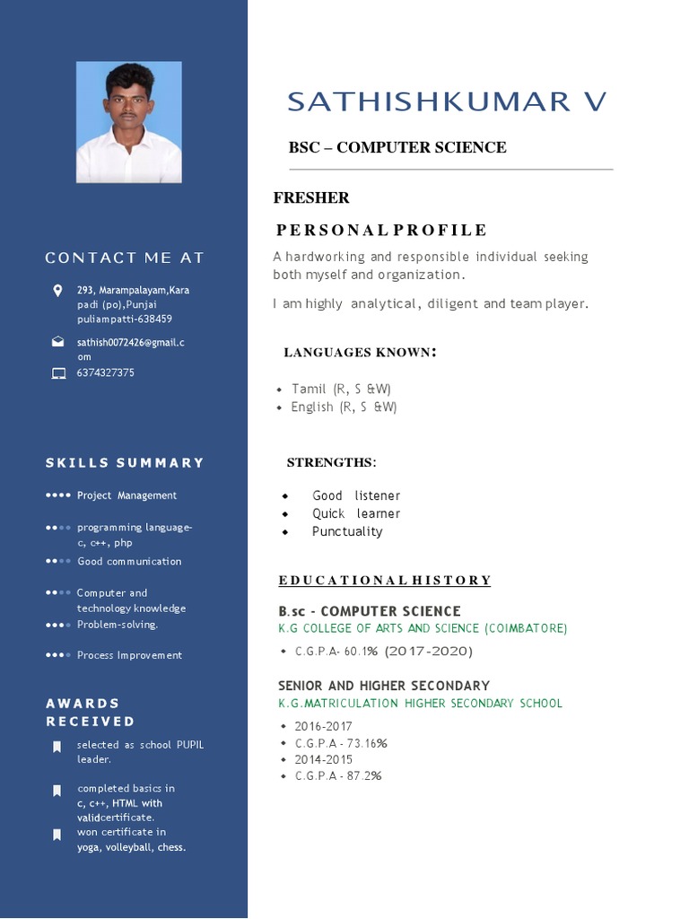 Sathish Resume | PDF