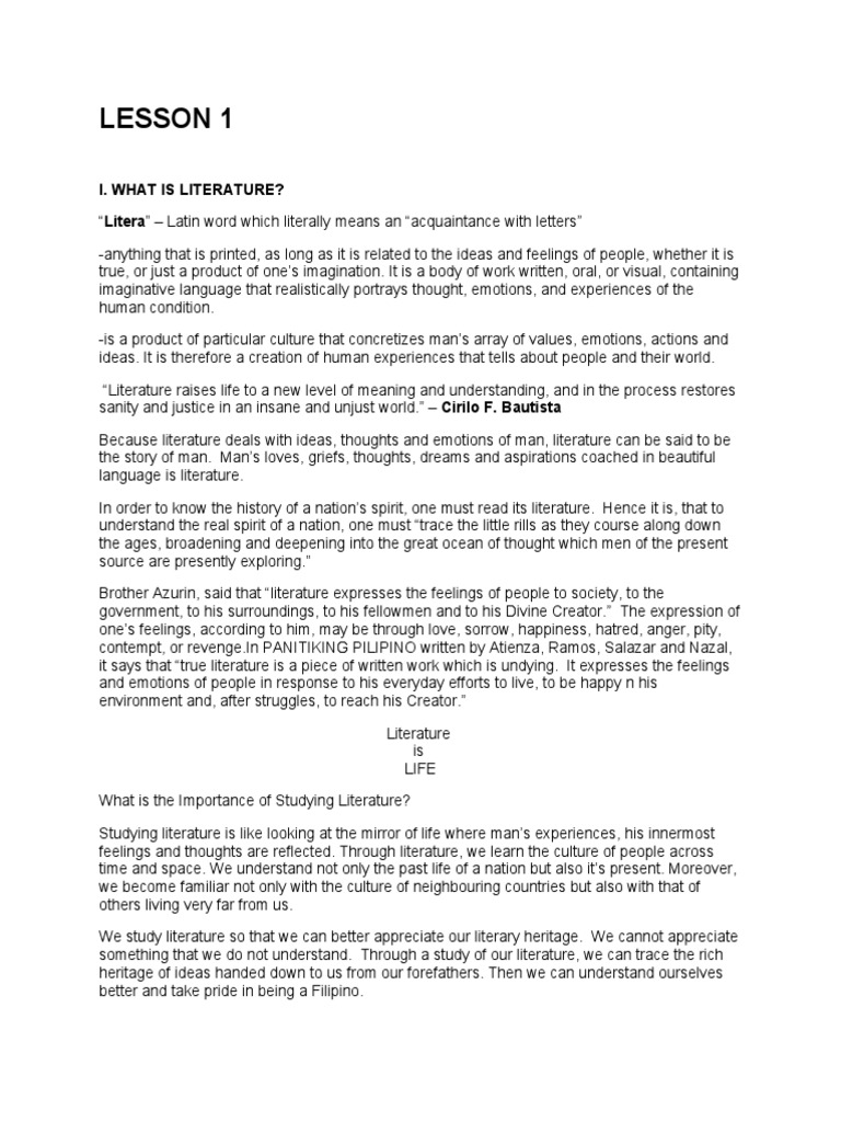 Phil Lit | PDF | Experience | Feeling