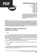 Tappi T411 | PDF | Paperboard | Calibration