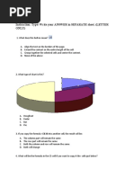 MS Excel Multiple Choice Questions With Answers | PDF | Spreadsheet | Microsoft Excel