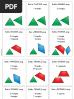 Montessori Constructive Triangle Command Cards | PDF | Rectangle ...