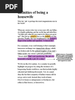 Madam and Eve Comic Strip Analysis | PDF | Humour | Irony