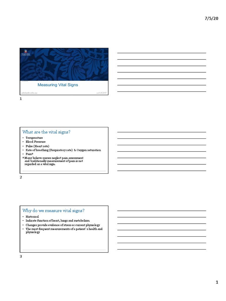 Essential Guide to Measuring Vital Signs | PDF | Clinical Medicine ...