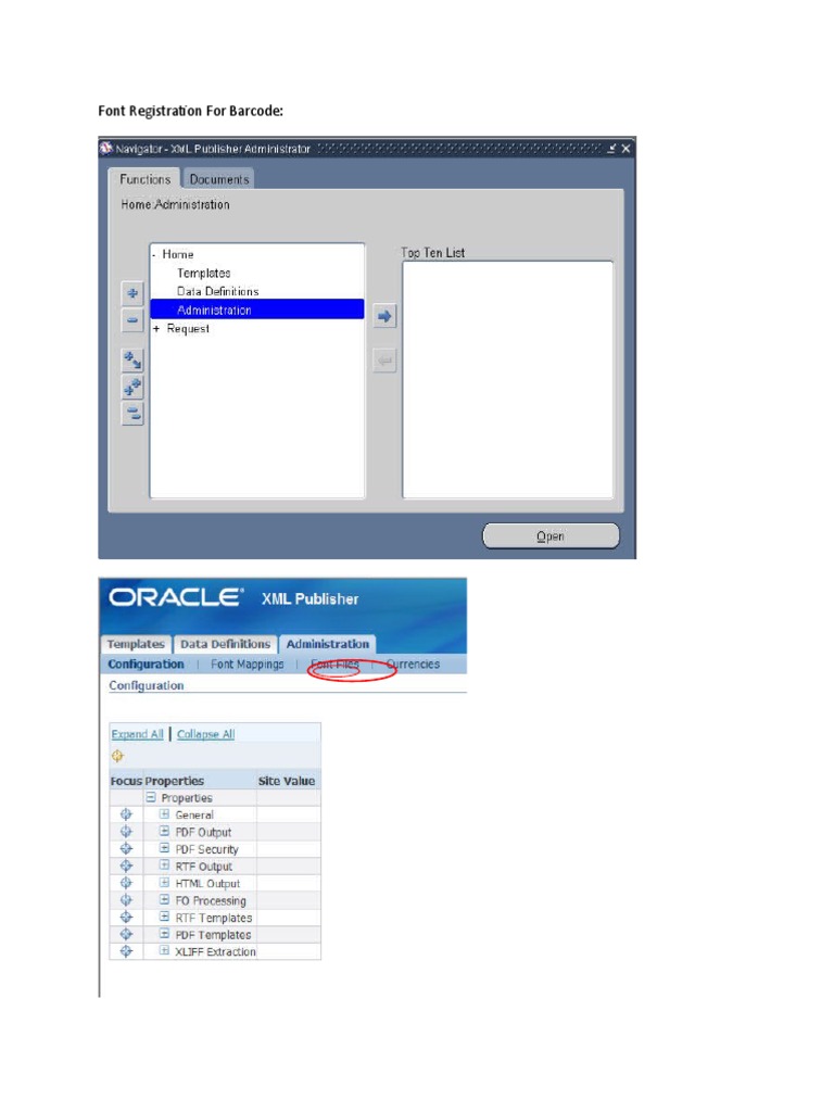 Barcode Font Registration | PDF