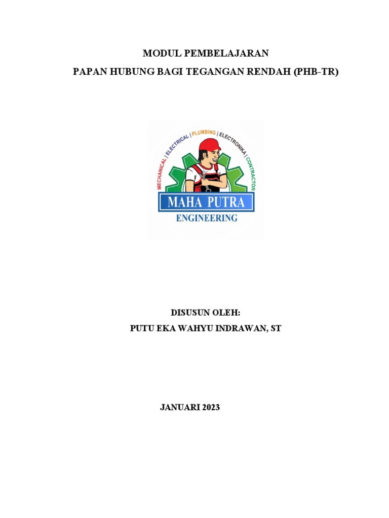 Modul Pembelajaran Pemasangan PHB TR | PDF