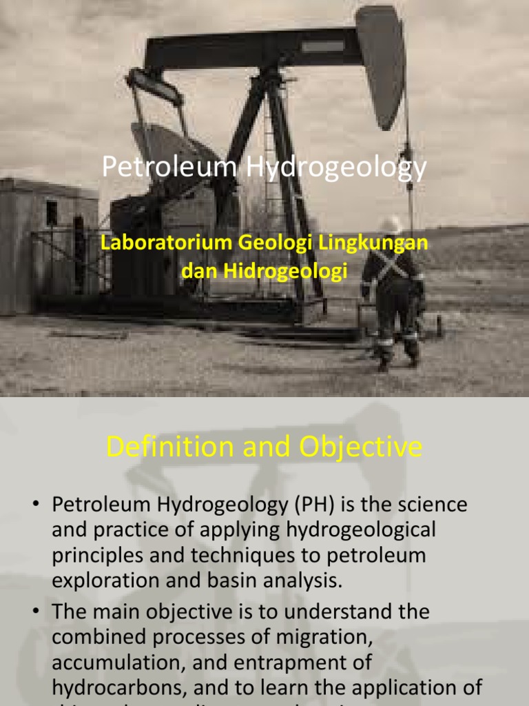 Petroleum Hydrogeology Overview | PDF