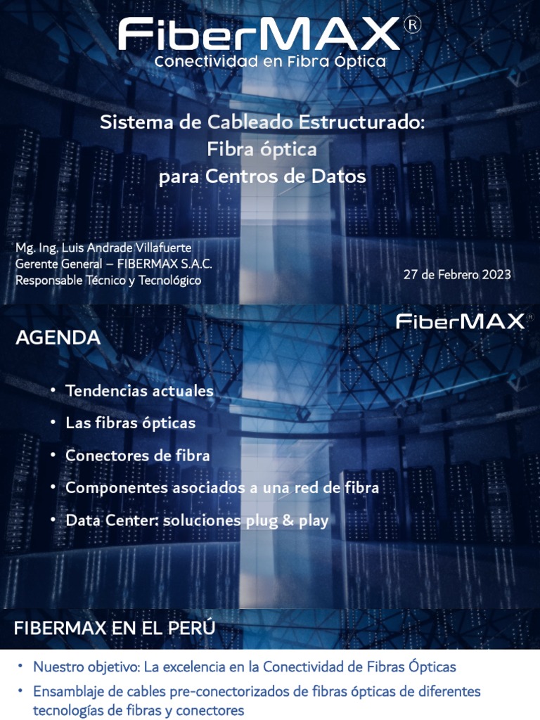 FIBERMAX - Cableado Estructurado FO para DC 27-Feb-23 | PDF | Fibra óptica | Multiplexación por ...