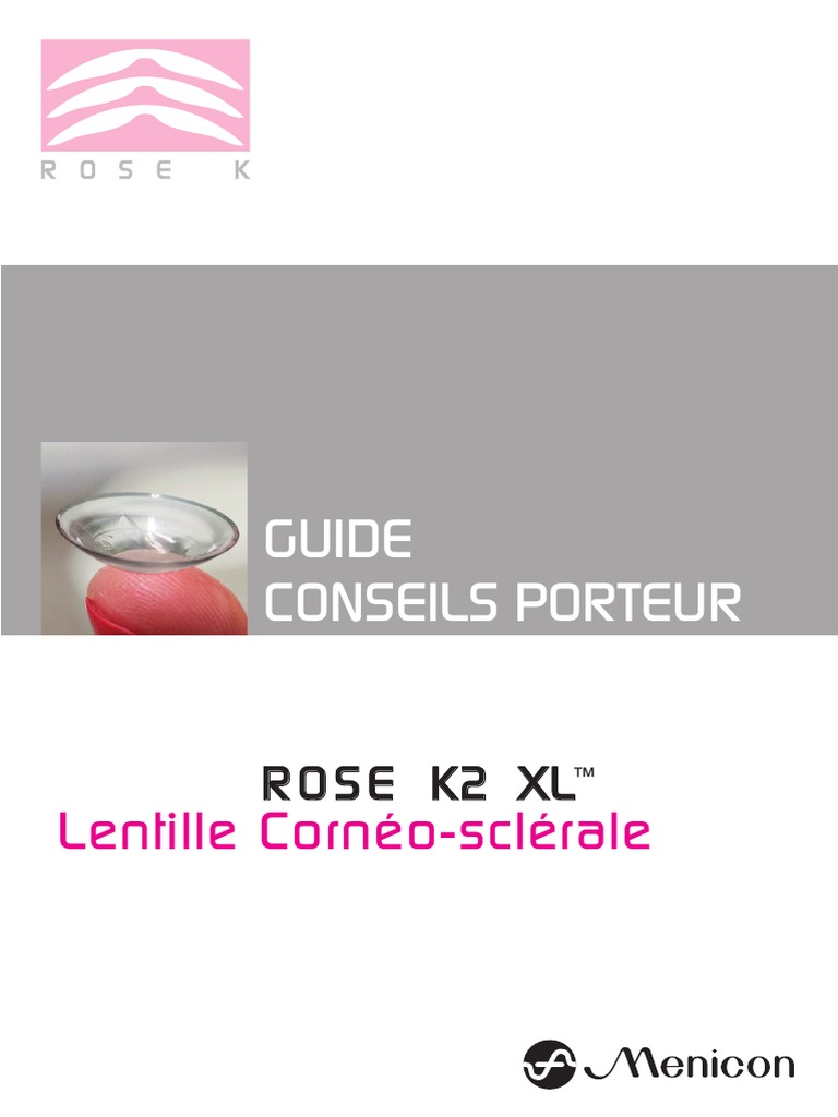 Conseils pour Lentilles ROSE K2 XL | PDF