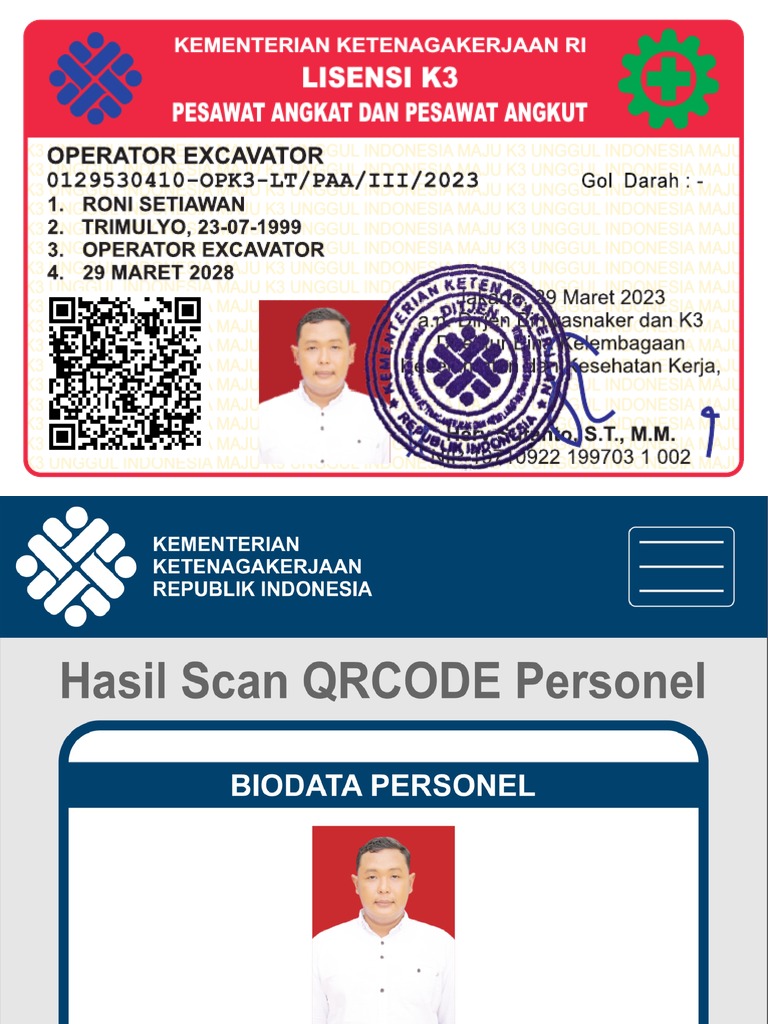 Lisensi K3 Operator Pesawat Angkat | PDF