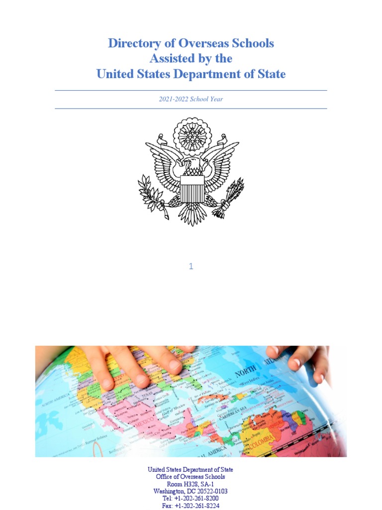 Directory of Overseas Schools Assisted by the United States Department ...