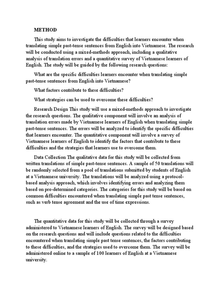 METHOD2 | PDF | Survey Methodology | Statistics