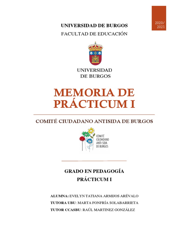 Memoria de Prácticum I: Facultad de Educación | PDF | VIH | Pensamiento