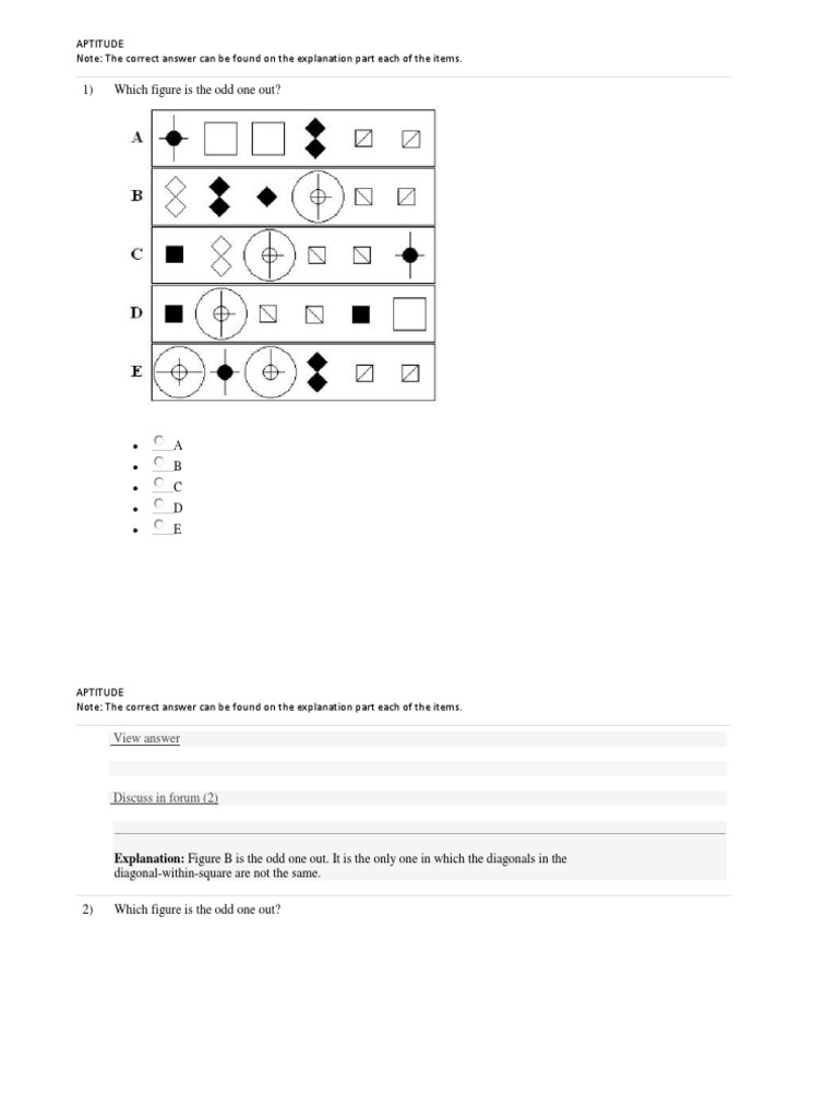 001-APTITUDE With Explanation | PDF | Geometry | Mathematics