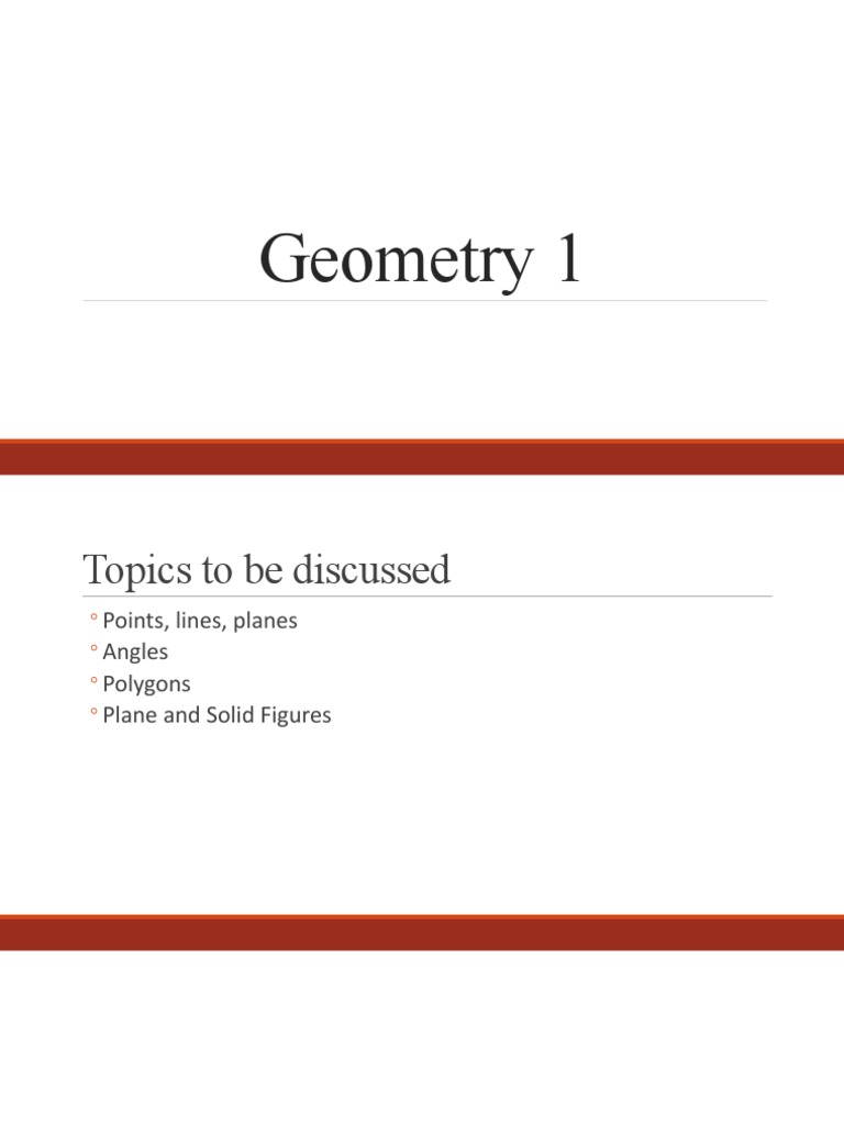 Geometry | PDF | Line (Geometry) | Angle