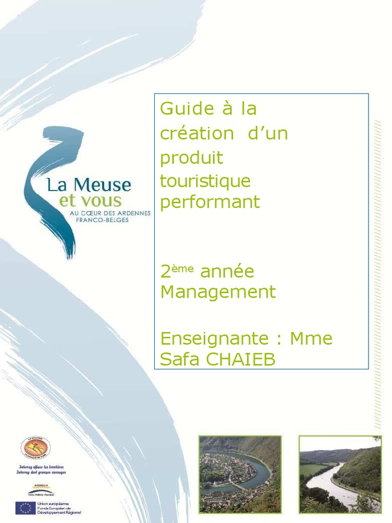 Guide Creation Produits Touristiques Converti | PDF | Tourisme | l'Internet