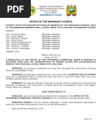 Resolution 2020-01 - TANOD AND LUPON | PDF | Local Government | Philippines