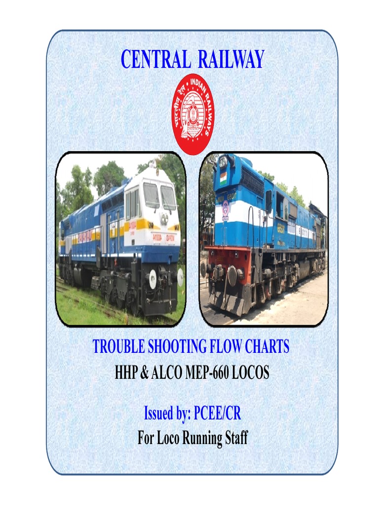 Central Railway: Trouble Shooting Flow Charts | PDF | Equipment ...