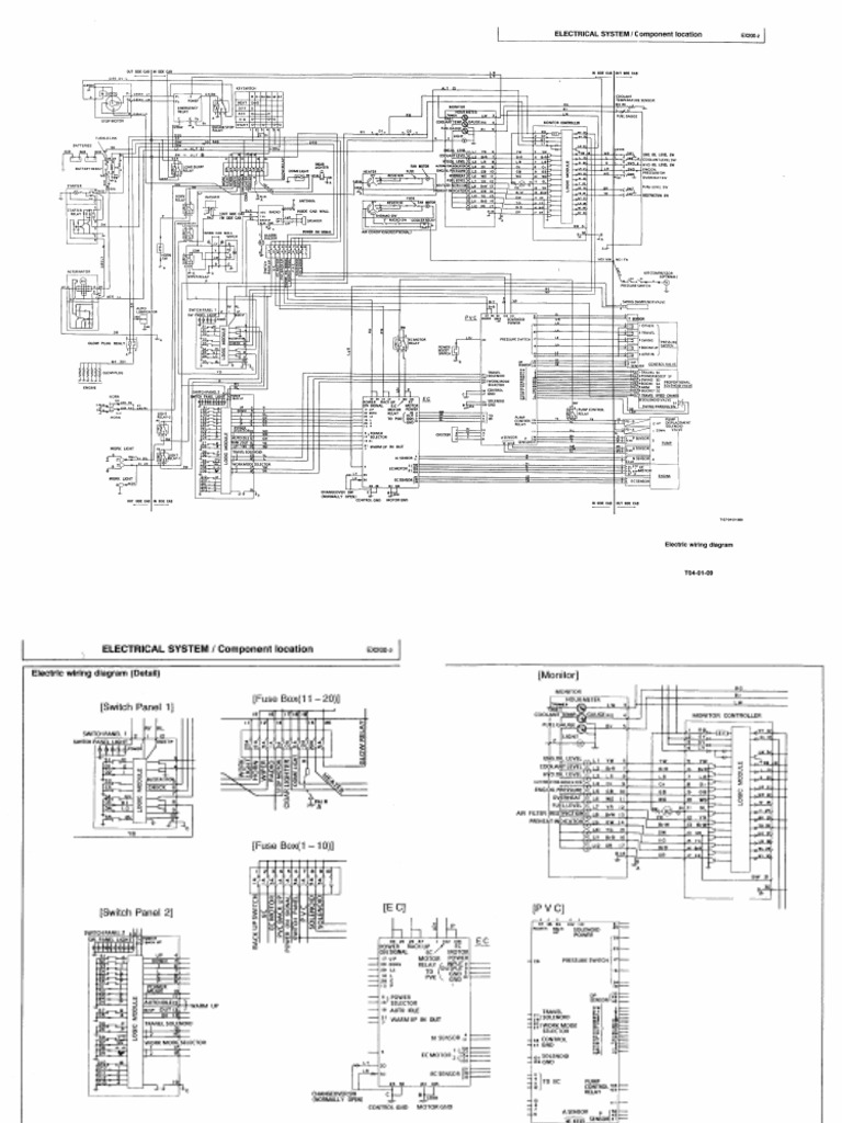Ex200-2 Electrical Circuit Diagram | PDF