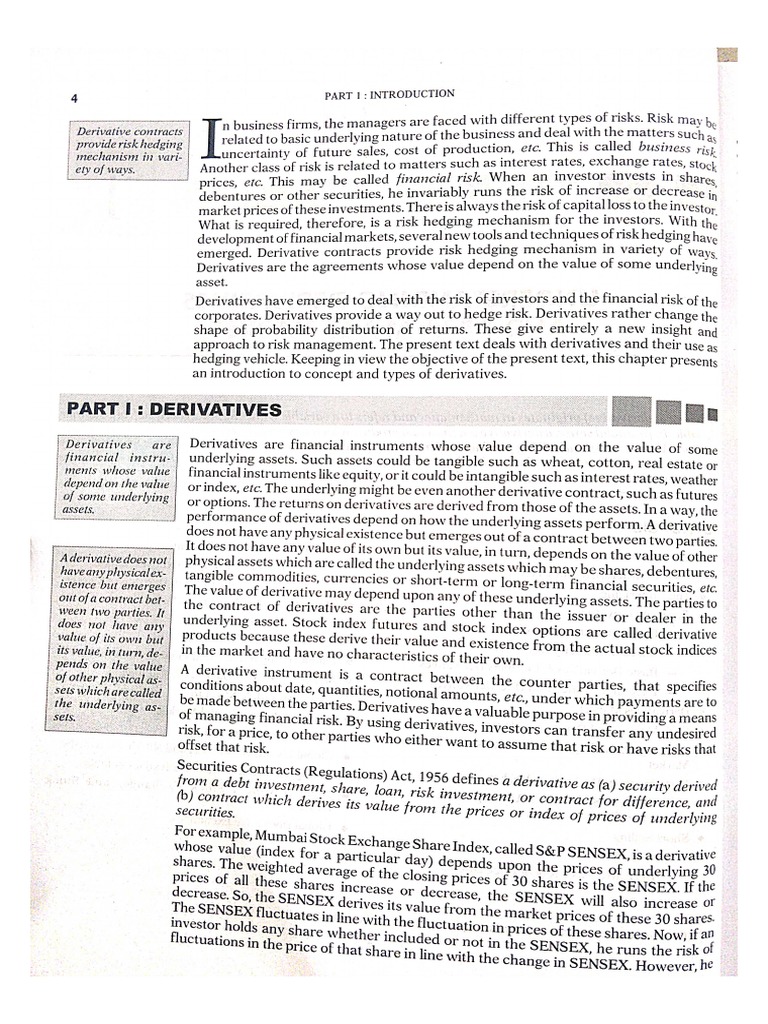 Derivatives Introduction | PDF
