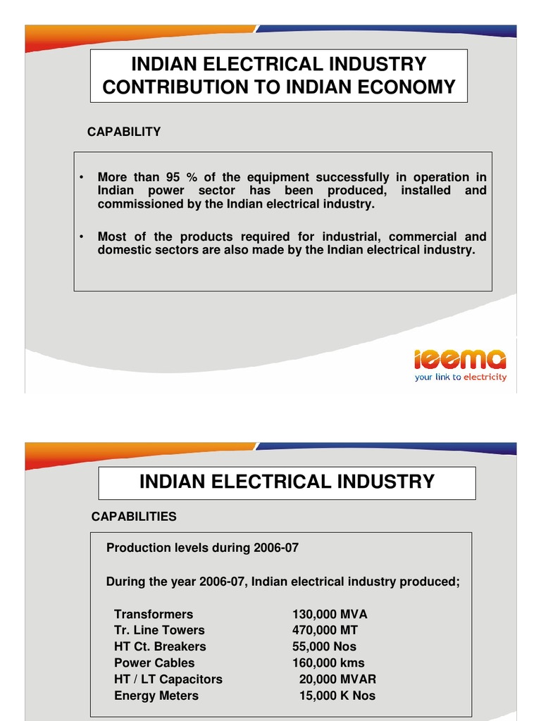 IEEMA | Download Free PDF | Electric Power Industry | High Voltage ...