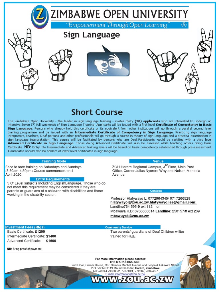 Sign Language Advert 2020 1 - 0 | PDF | Sign Language