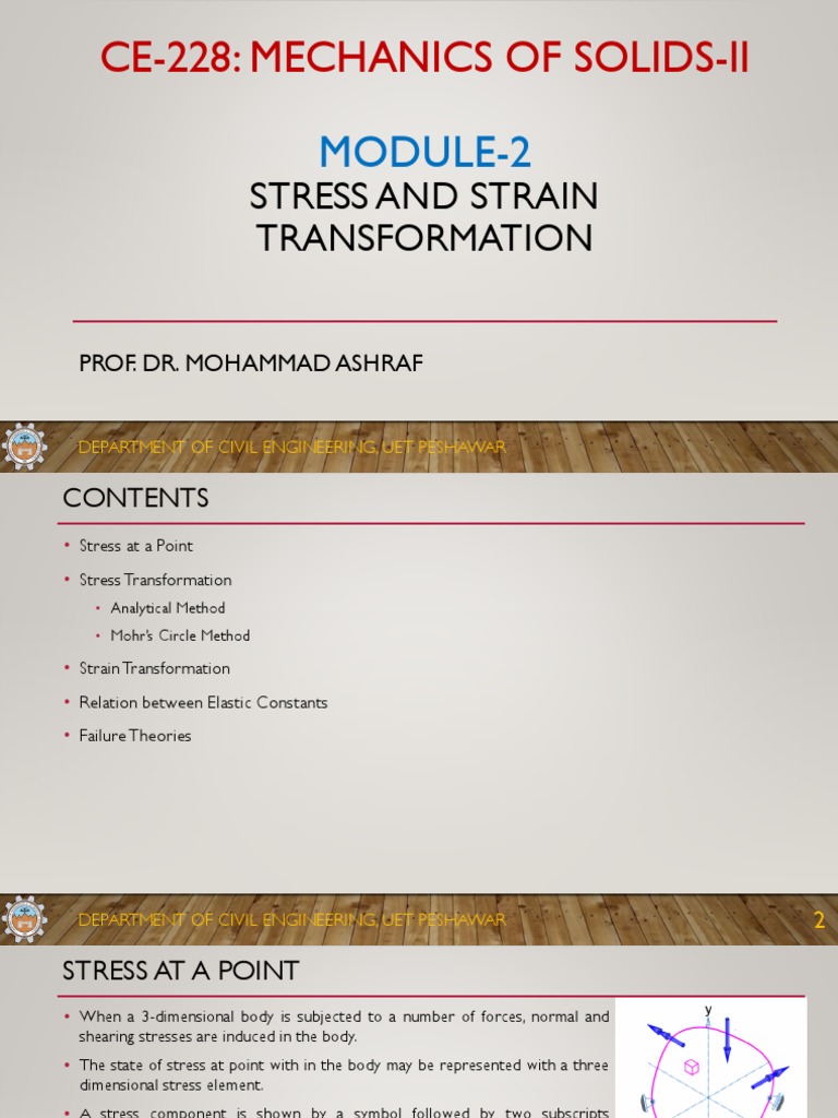 Stress Transformation | Download Free PDF | Stress (Mechanics) | Euclidean Vector