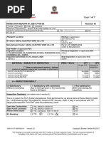 E3. Sample Notification of Inspection (Noi) NOI No. VLV-NOI-381 Rev. 0 ...