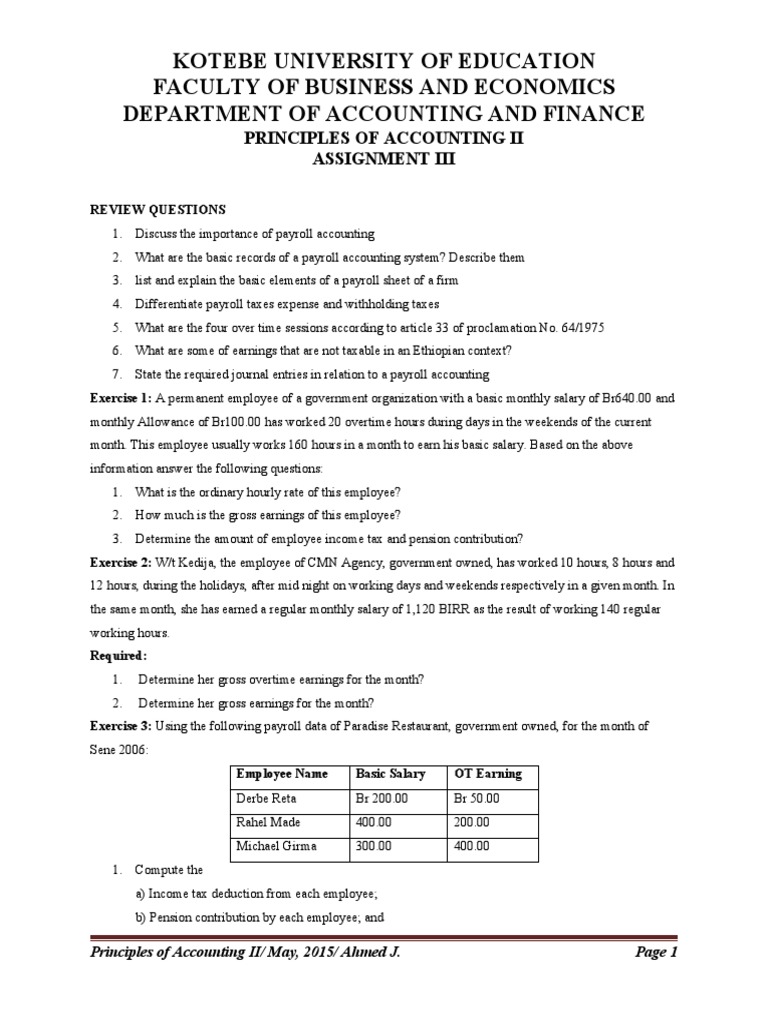 Payroll Worksheet | Download Free PDF | Payroll Tax | Payroll