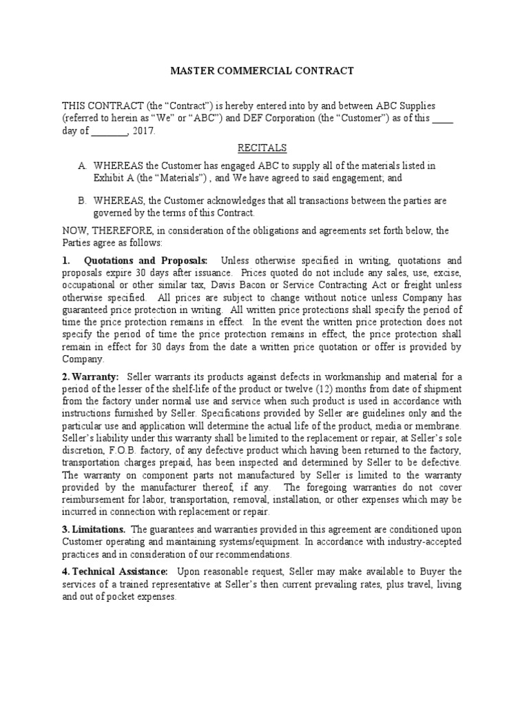 Bad Contract (With Comments) | PDF | Arbitration | Business Law