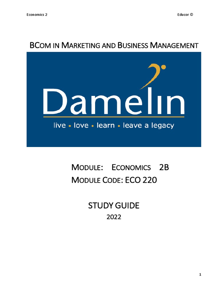 Economics 2B Study Guide | PDF | Fiscal Policy | Macroeconomics