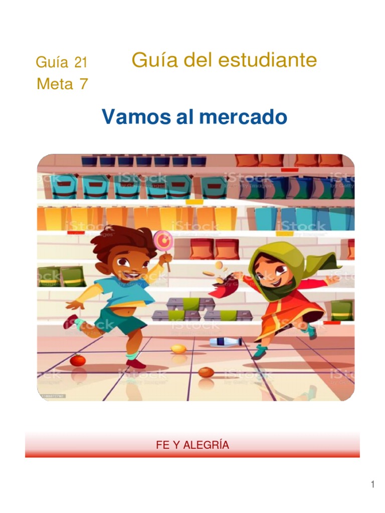 Compras en el mercado: Contando y resolviendo problemas | PDF ...