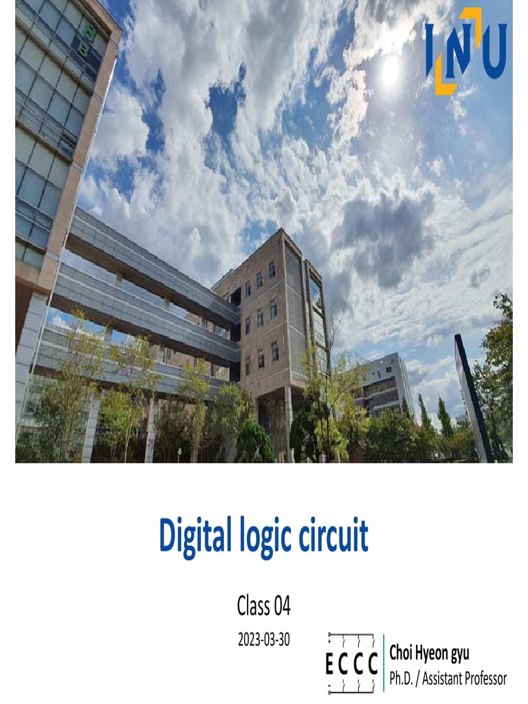 Digital Logic Circuit: Class 04 | PDF | Read Only Memory | Design