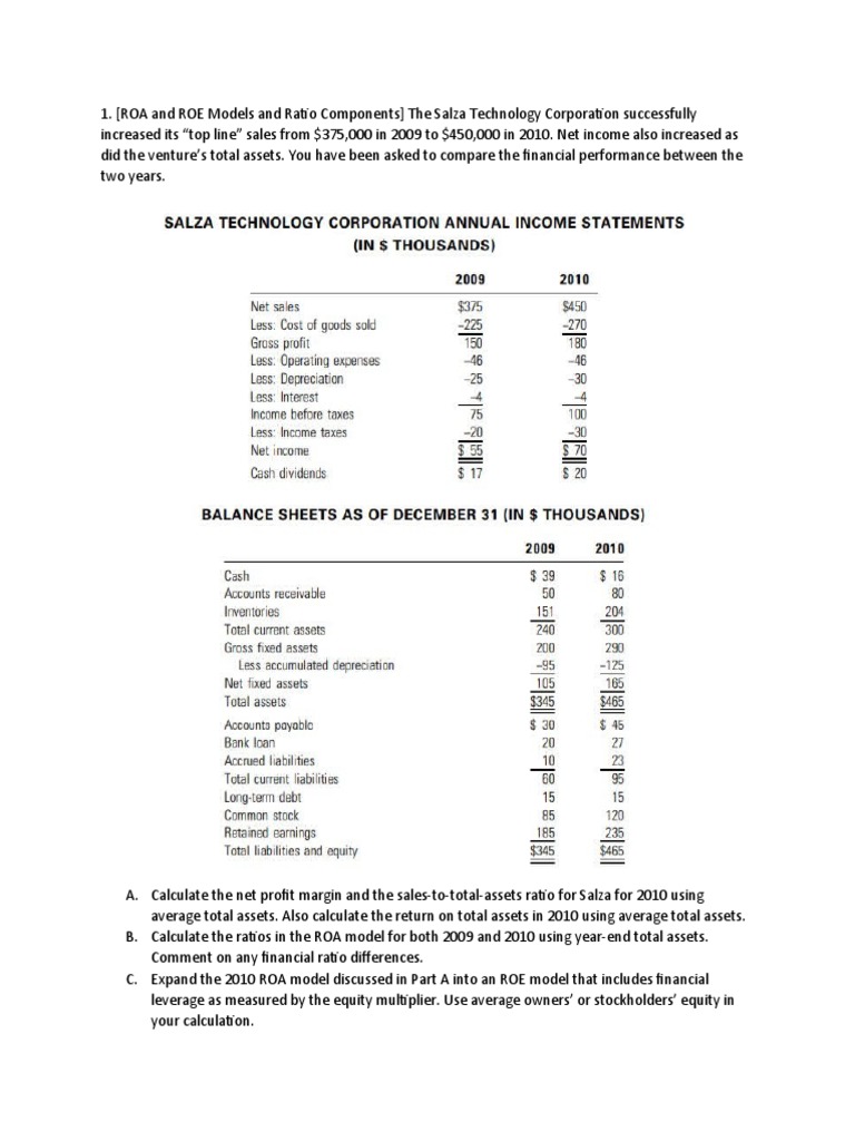Chapter 5 Exercise | PDF | Leverage (Finance) | Return On Equity
