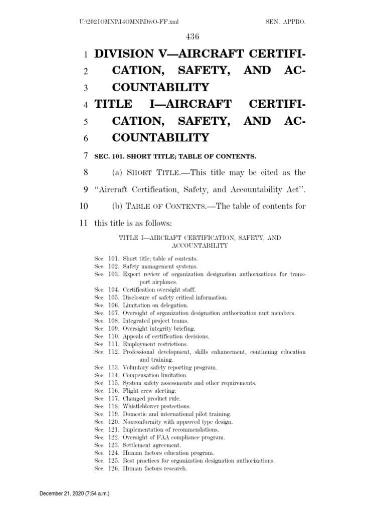 Pages From BILLS-116HR133SA-RCP-116-68 - Aircraft Certification, Safety ...