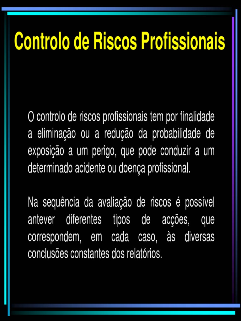 Controlo de Riscos | PDF