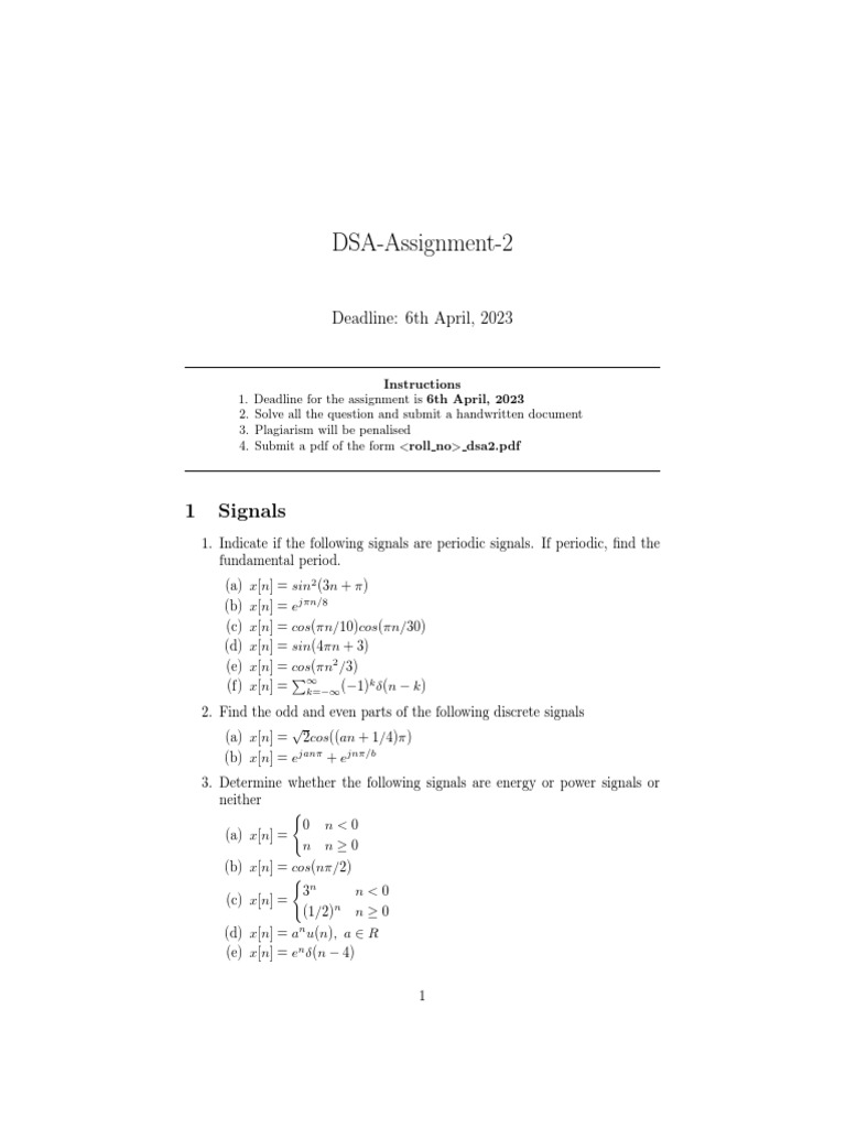 DSA Assignment 2 | PDF | Sampling (Signal Processing) | Computer Science DSA Assignment 2 | PDF | Sampling (Signal Processing) | Computer Science