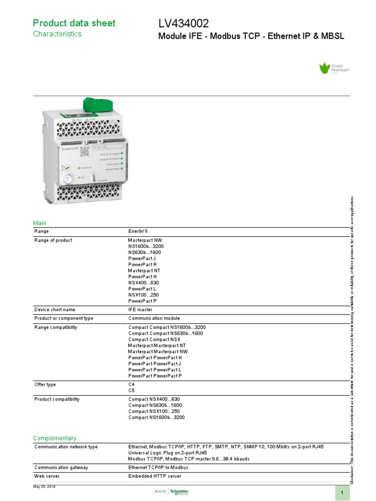 IFE Module Ethernet Communication Guide | PDF | Transmission Control ...