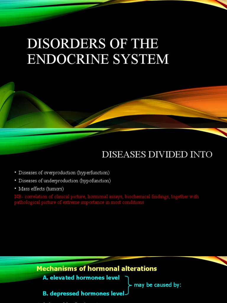 Disorders of The Endocrine System | PDF | Adrenal Gland | Hyperthyroidism